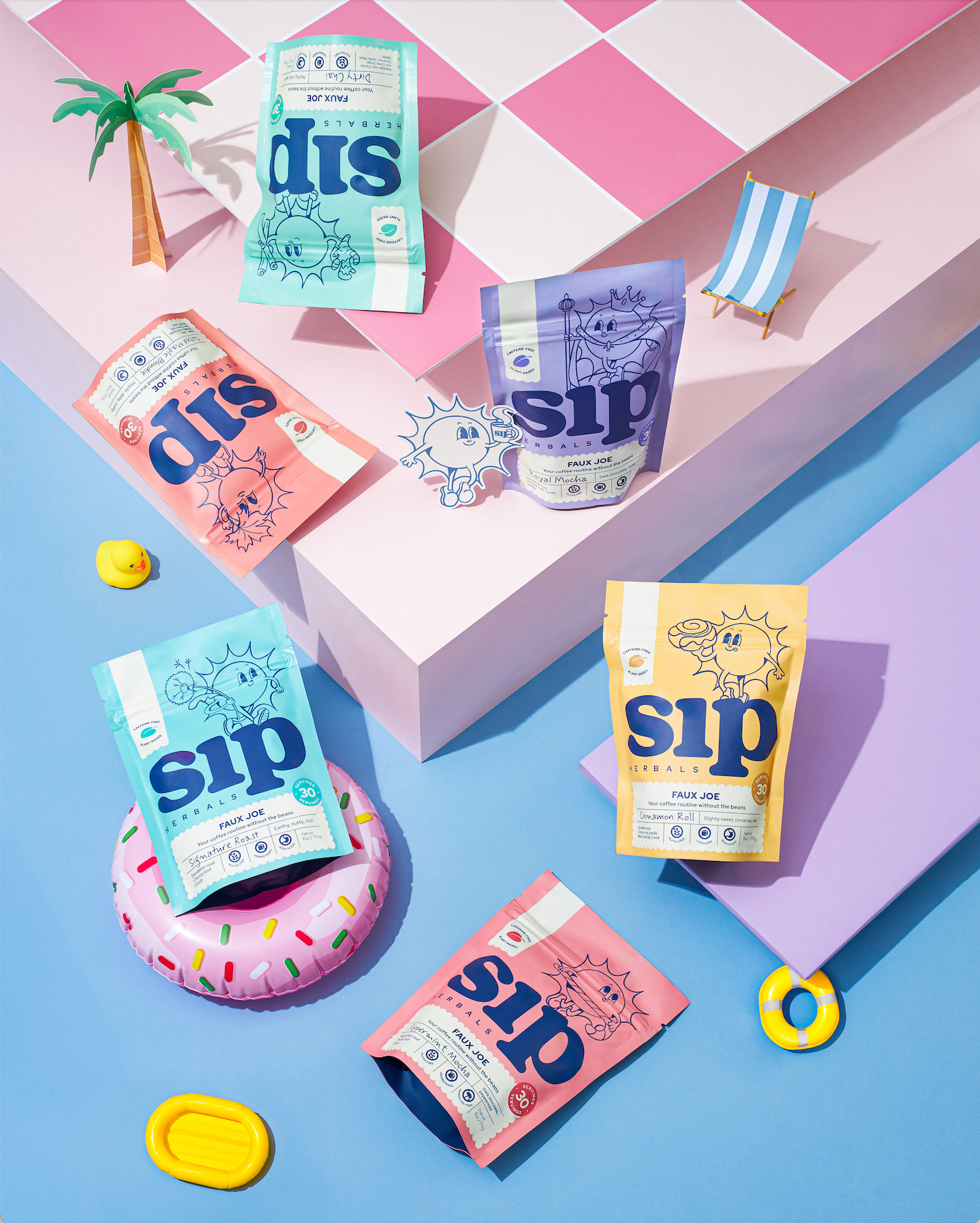 The Sip Explorer Box – 7 Sample Flavors + Fine Mesh Strainer – Sip Herbals